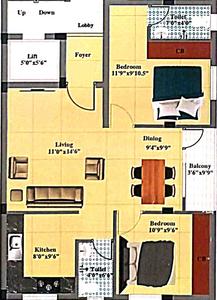 Lakshmi Anthurium Floor Plan Kolathur, Chennai
