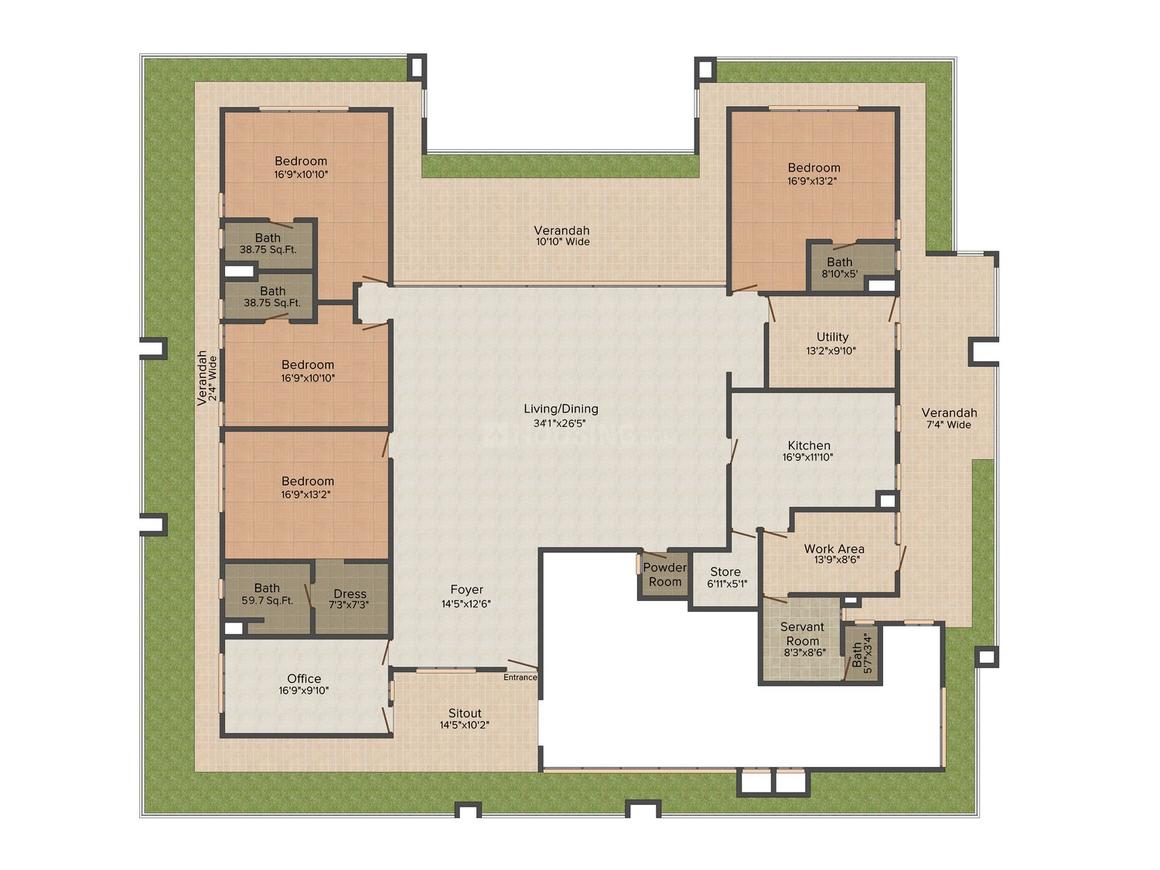 Veega Land Veegaland Green Clouds in Kakkanad - Price, Reviews & Floor Plan