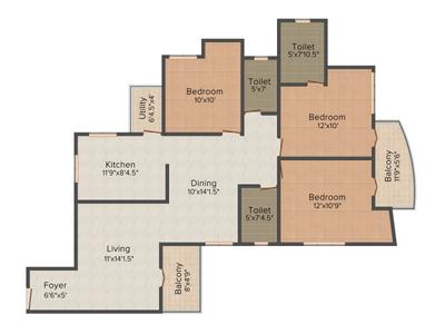 Jain Housing & Constructions Ltd Jain Inseli Park in Padur, Padur by Jain Housing ...