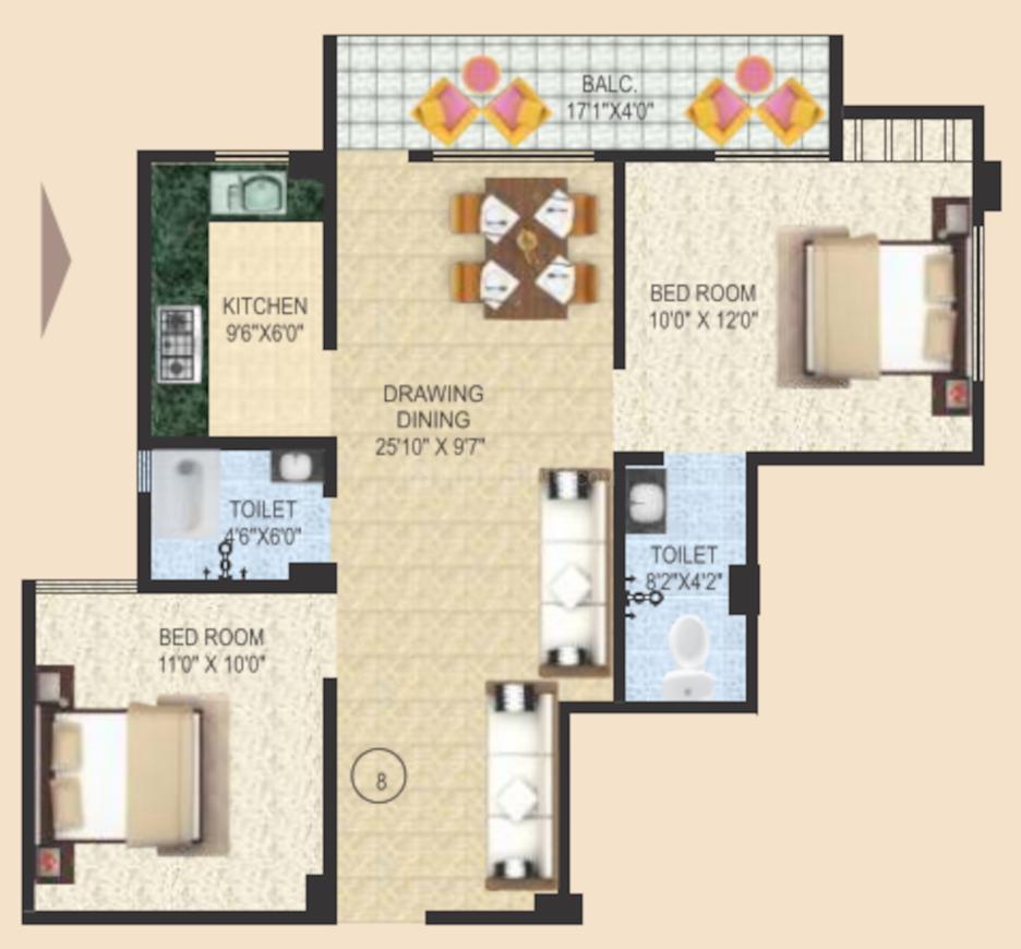 Sai Sampann Usha Palace in Danapur, Patna - Price, Reviews & Floor Plan
