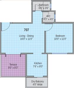 Gurukrupa Jaishankar Primerose Floor Plan Ambegaon Budruk, Pune