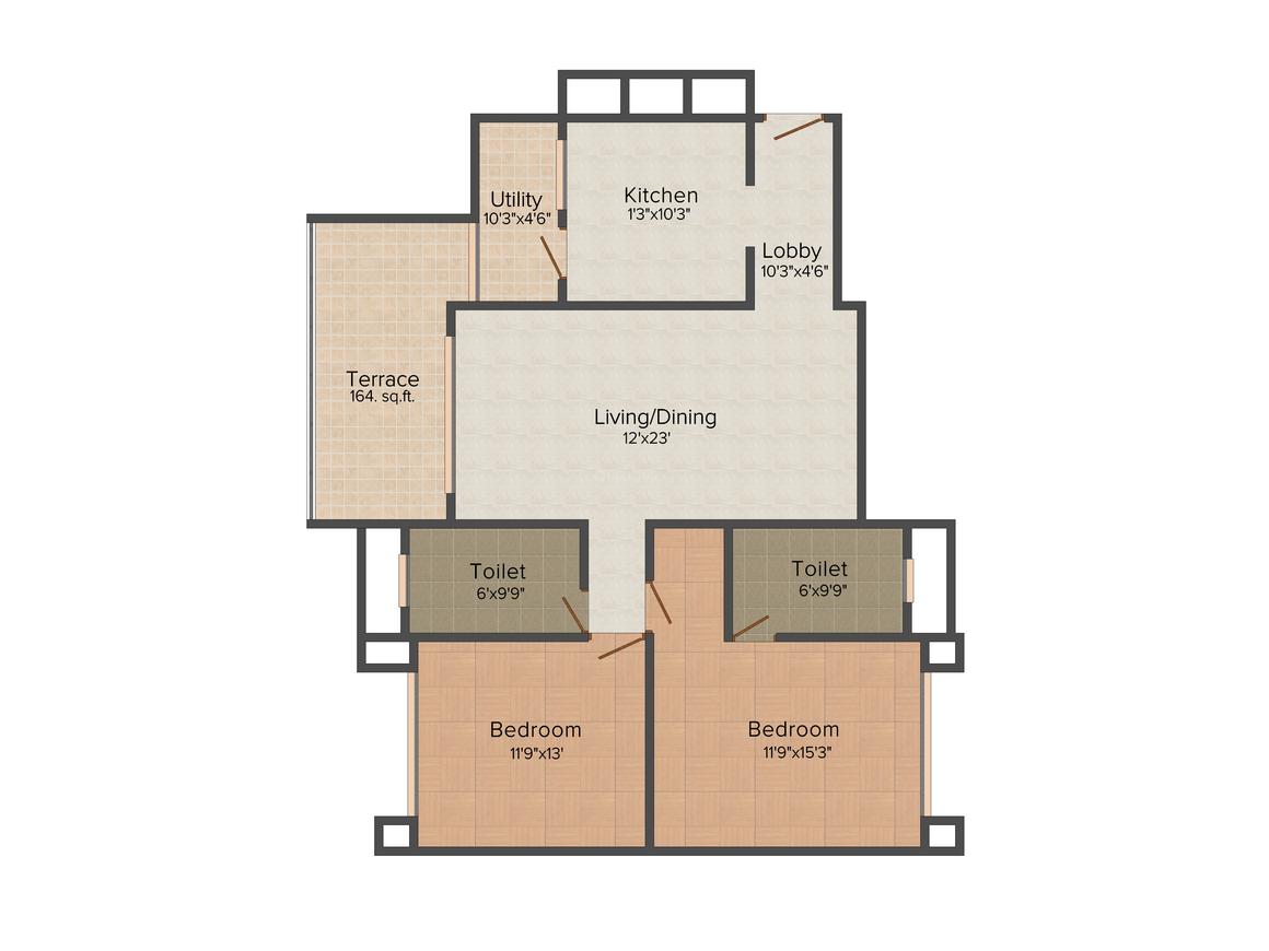 Marvel Bounty Floor Plan Hadapsar, Pune
