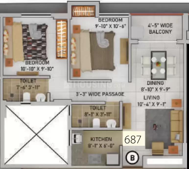 Merlin Urvan in South Dum Dum - Price, Reviews & Floor Plan