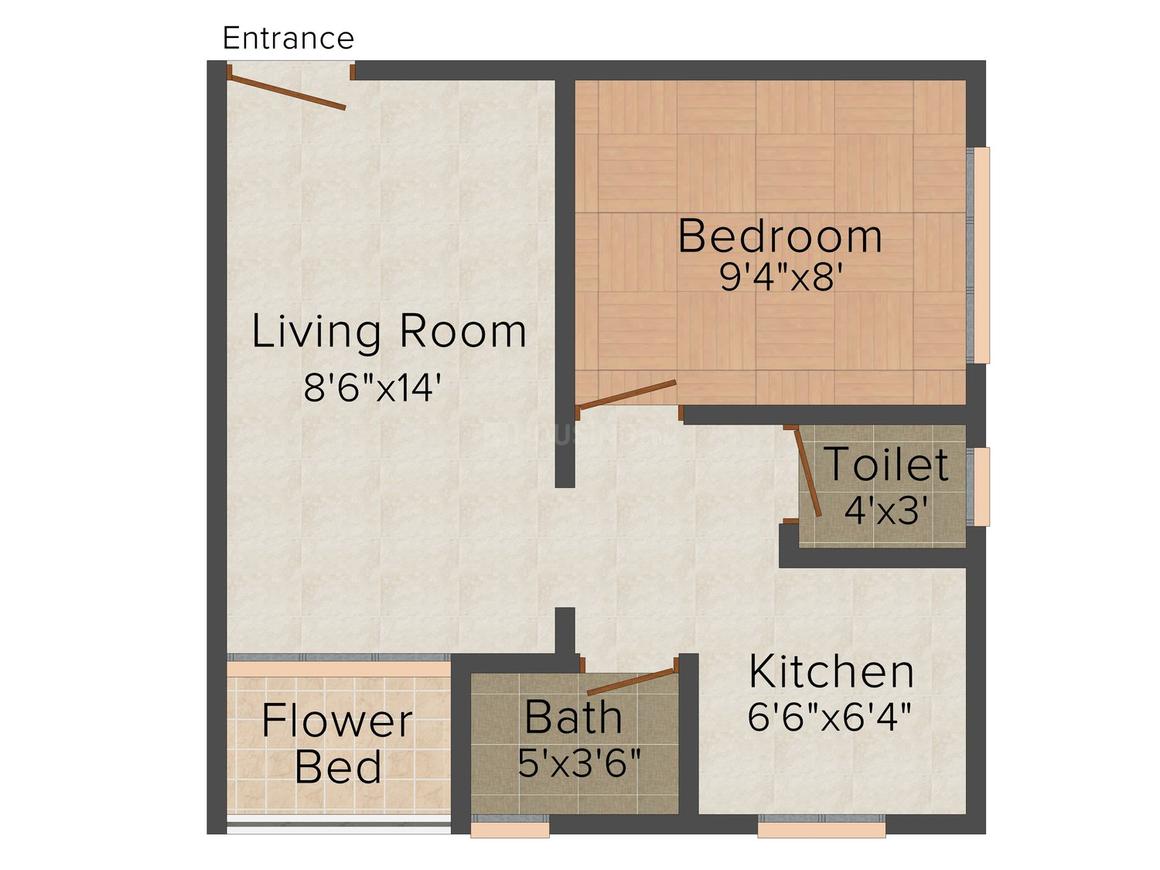 Smeet Parvati Apartment Floor Plan Airoli, Navi Mumbai