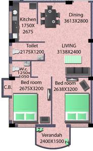 Poddar Usha Gardens Floor Plan Krishnanagar, Kolkata