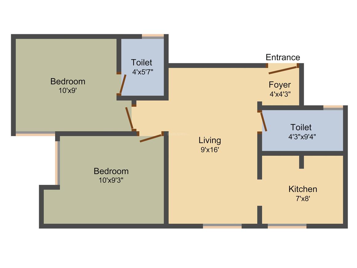 GP Freesia Floor Plan Kolathur, Chennai