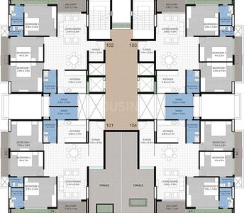 Value Space Tower Floor Plan Vindhyanchal Nagar, Indore