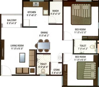 Mangalam Maa Residency Location Map BSNL Colony, Vadodara
