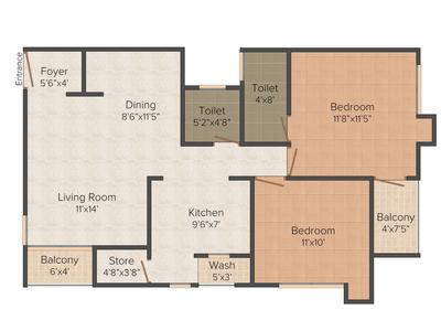 Krushnam Dimora in Chhani, Vadodara - Price, Reviews & Floor Plan