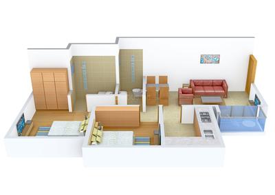 Advantage Floor Plan Ambivli, Thane