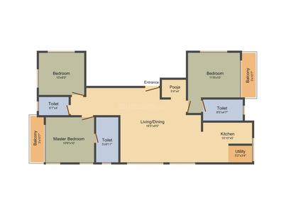 Blue Wall Bluewall Tulay Residency in Perungudi, Chennai - Price ...