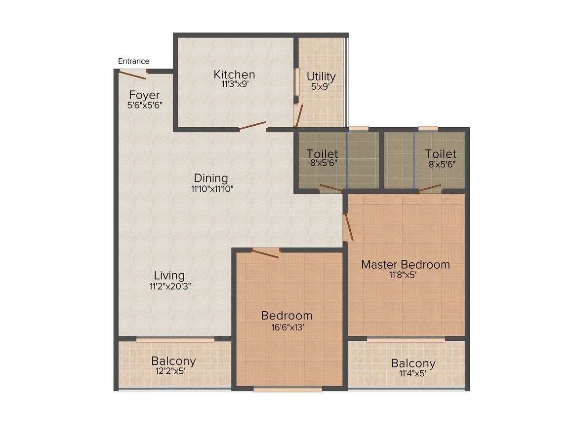 Adarsh Palm Retreat Lake Front in Bellandur - Price, Reviews & Floor Plan