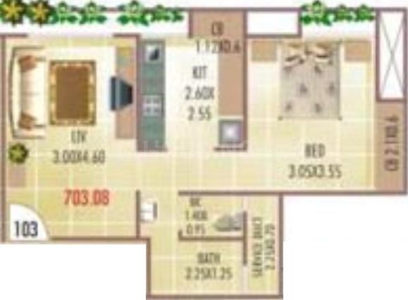 Haware Estate Floor Plan Kasarvadavali, Thane West, Thane