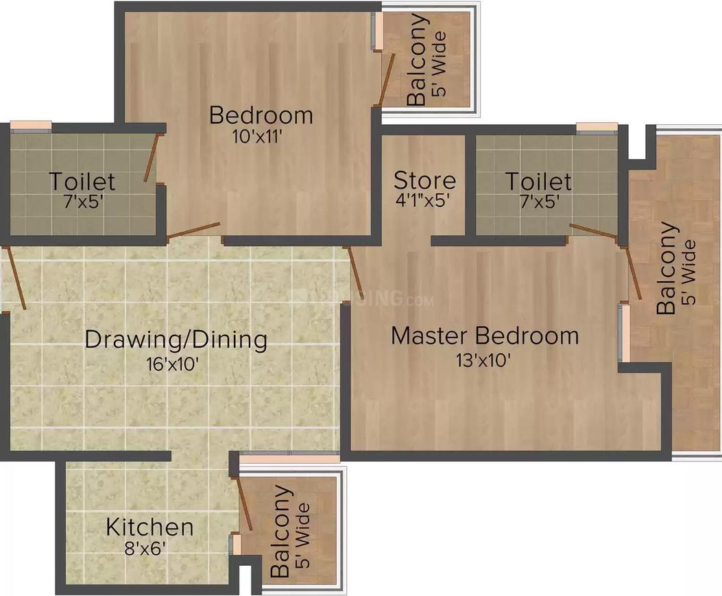 Gaursons Hi Tech Galaxy Royale Floor Plan Noida Extension, Greater Noida
