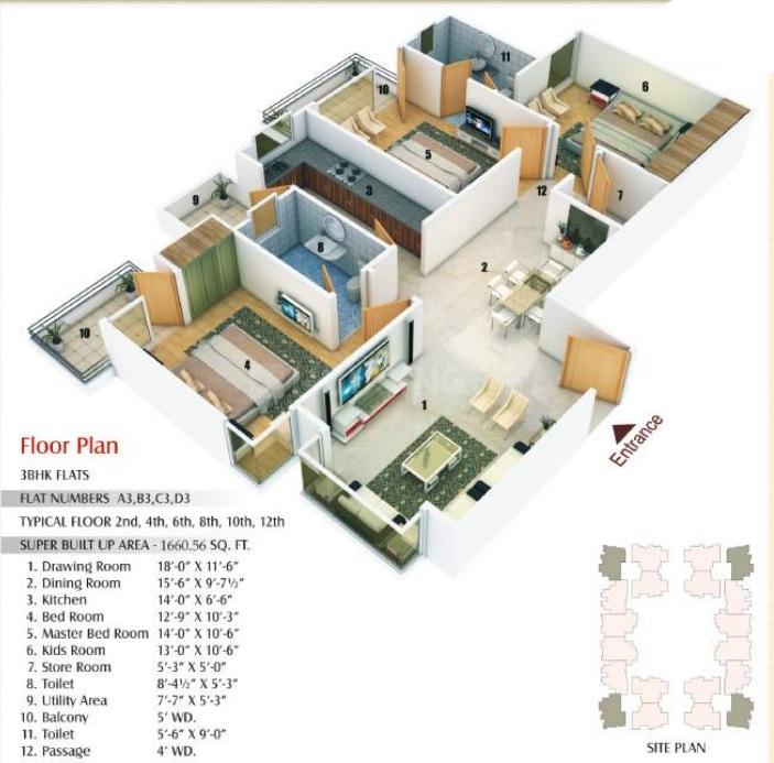Skyline Infra The Peak in Khyora - Price, Reviews & Floor Plan