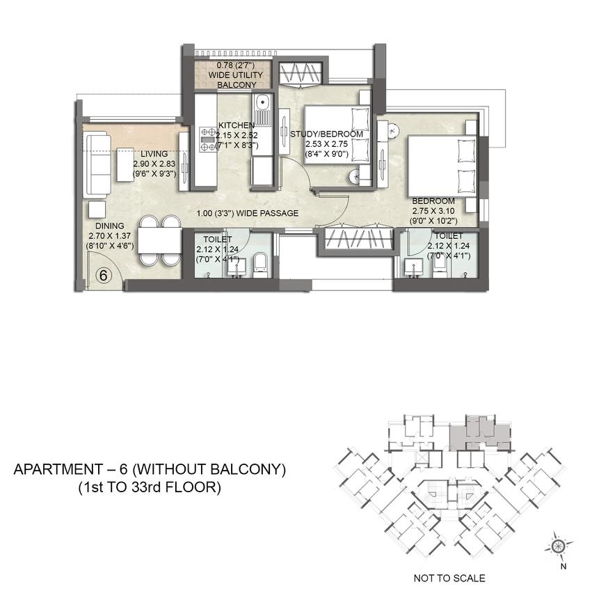 Kalpataru Paramount in Kapur Bawdi, Thane - Price, Reviews & Floor Plan