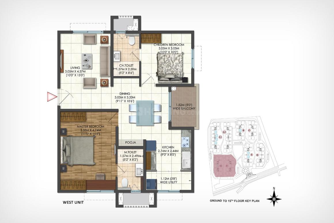 Brigade Citadel Phase 2 in Erragadda - Price, Reviews & Floor Plan