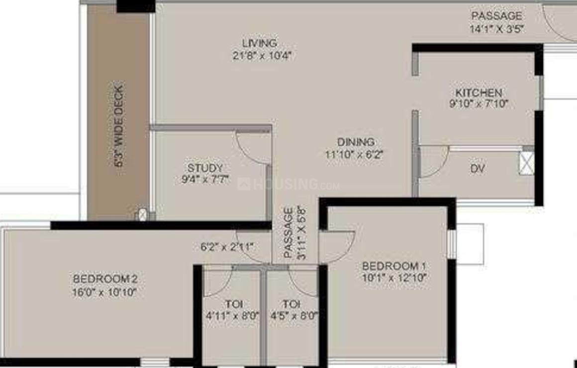 Wadhwa The Address Floor Plan Ghatkopar West, Mumbai