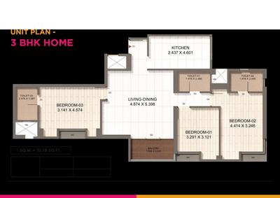 Kumar Parc Residences A1 in Hadapsar, Pune - Price, Reviews & Floor Plan