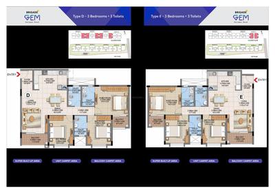 Brigade Gem in Sarjapur Road - Price, Reviews & Floor Plan