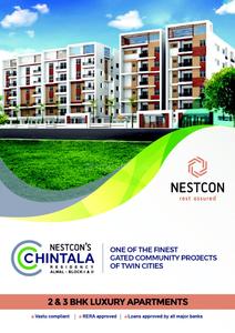 Nestcon Chintala Residency Brochure Alwal, Hyderabad